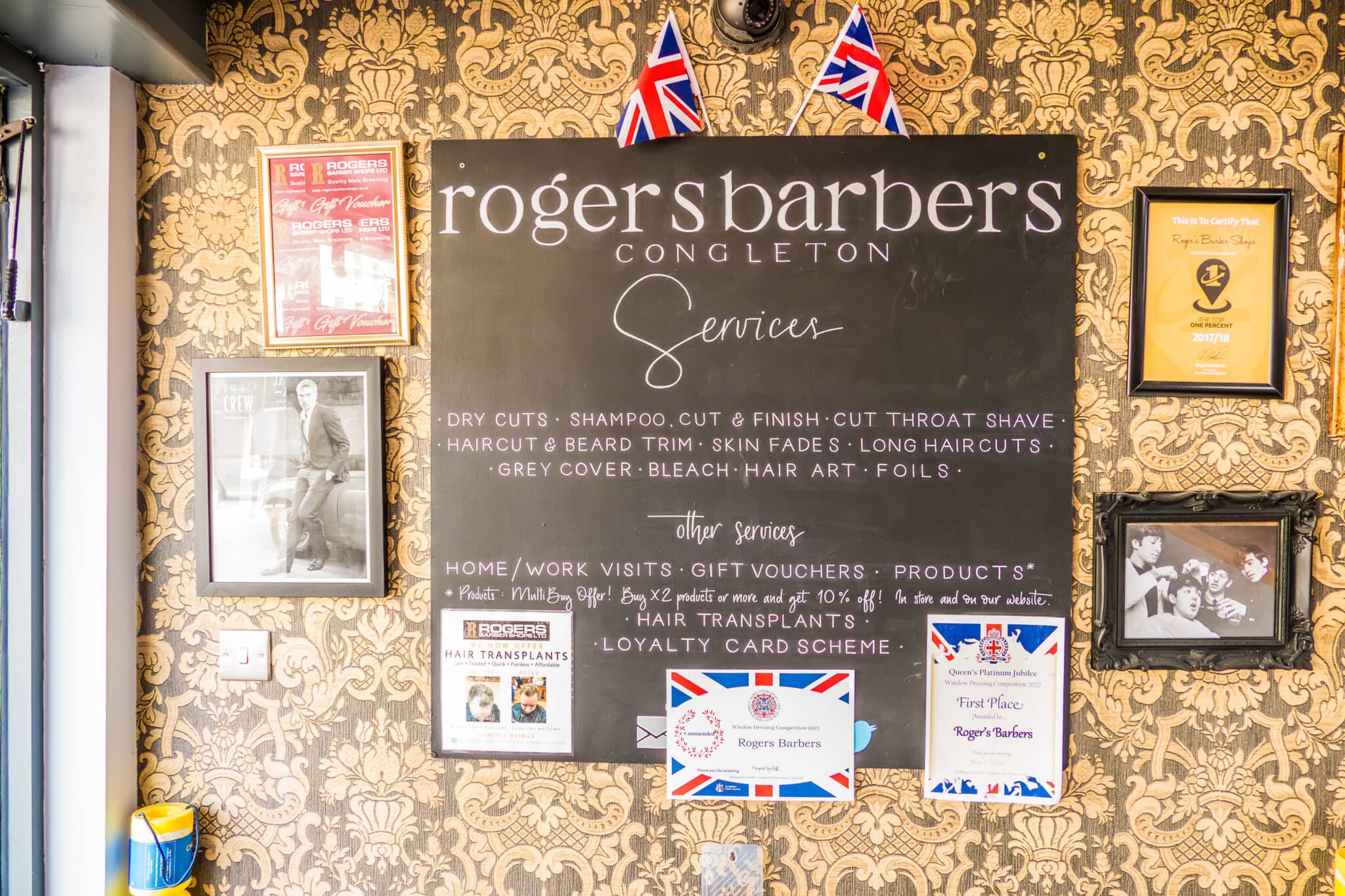 Congleton – Rogers Barber Shops